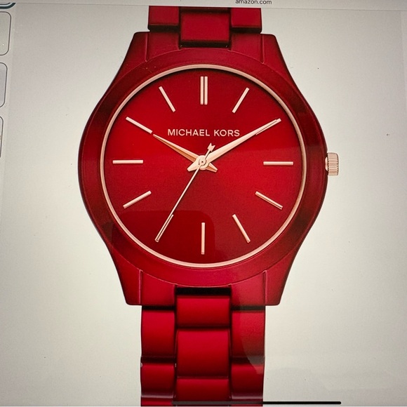 MICHAEL Michael Kors | Accessories | Michael Kors Slim Runway Red With ...